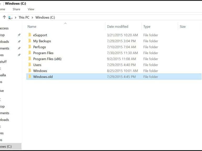 How To Remove The Windows.old Folder In Windows 10 - EasyPCMod How To Remove The Windows.old Folder In Windows 10 - EasyPCMod