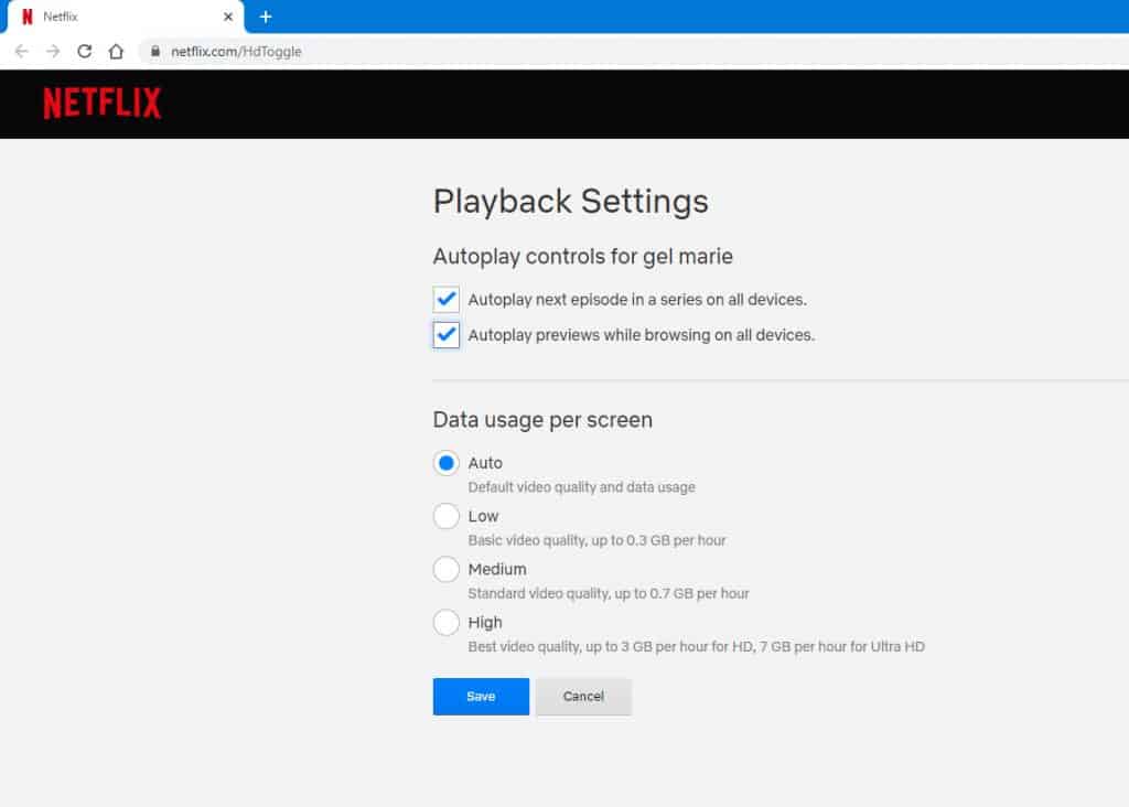 How To Change Netflix Video Quality In Windows 10