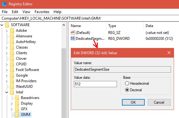 How To Increase Dedicated VRAM On Windows 10