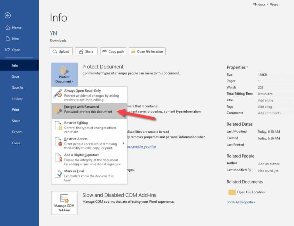 How To Password Protect A Word Document - EasyPCMod