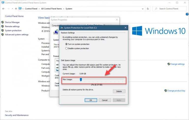 How To Enable System Restore In Windows 10 - EasyPCMod