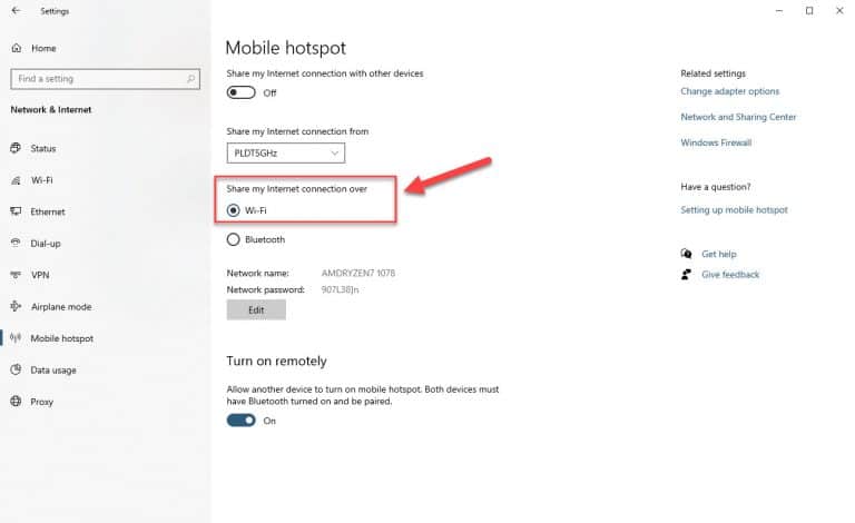 How To Share Your Internet Connection in Windows 10