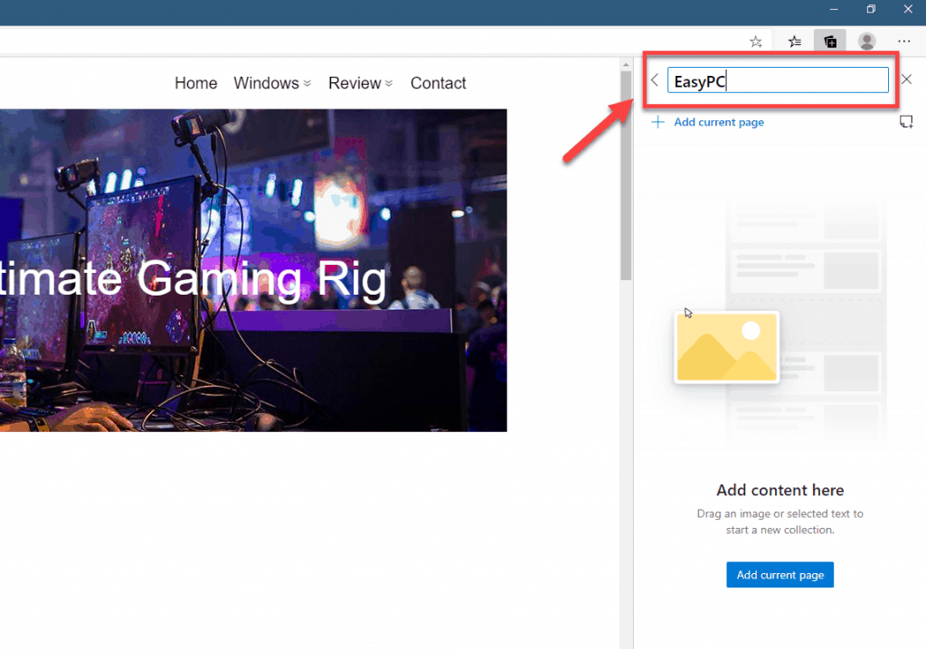 How To Use Collections In Microsoft Edge - EasyPCMod