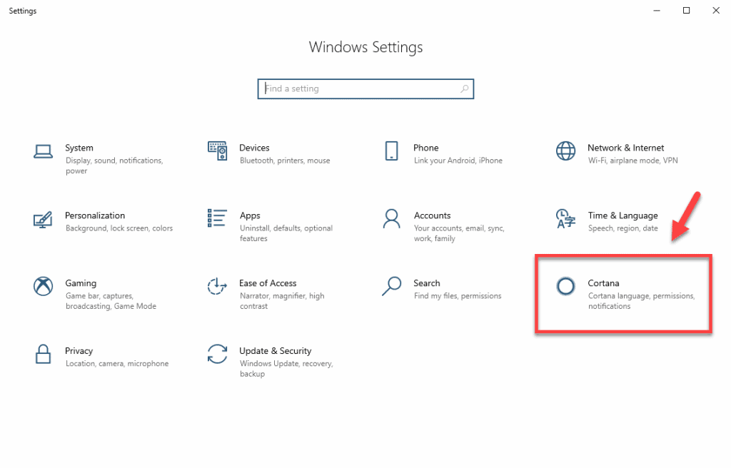 How To Manage Cortana Permission Settings In Windows 10