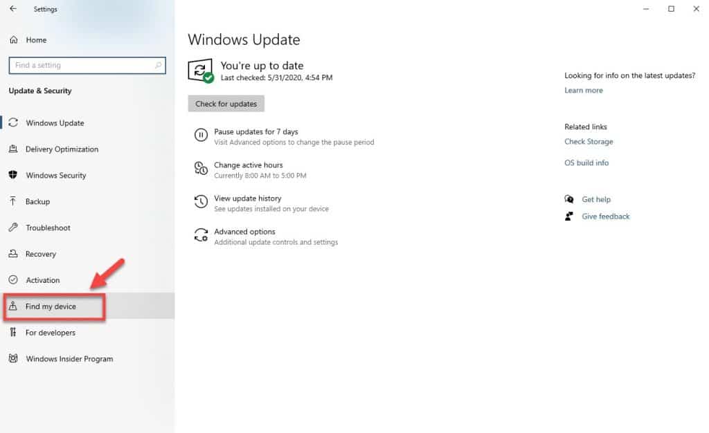 How To Turn On Windows 10 Find My Device Feature