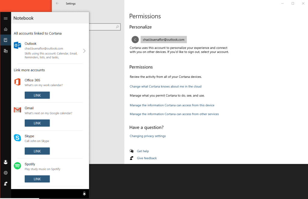 How To Manage Cortana Permission Settings In Windows 10