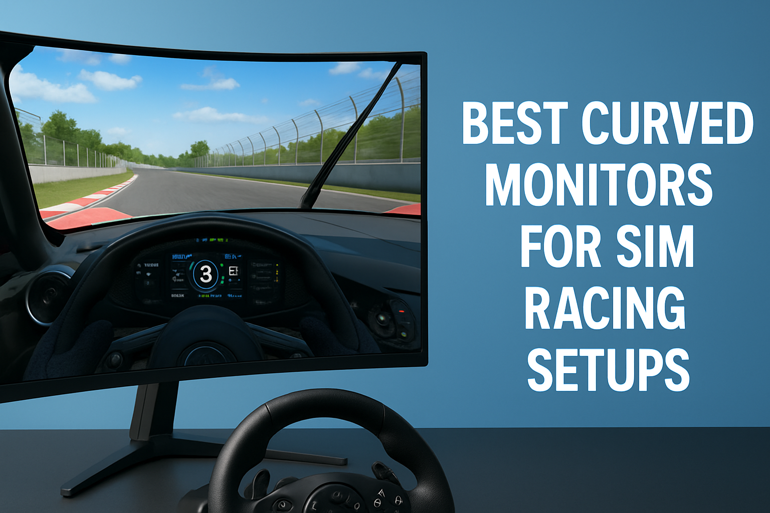 5 Best Curved Monitors for Sim Racing Setups - EasyPCMod