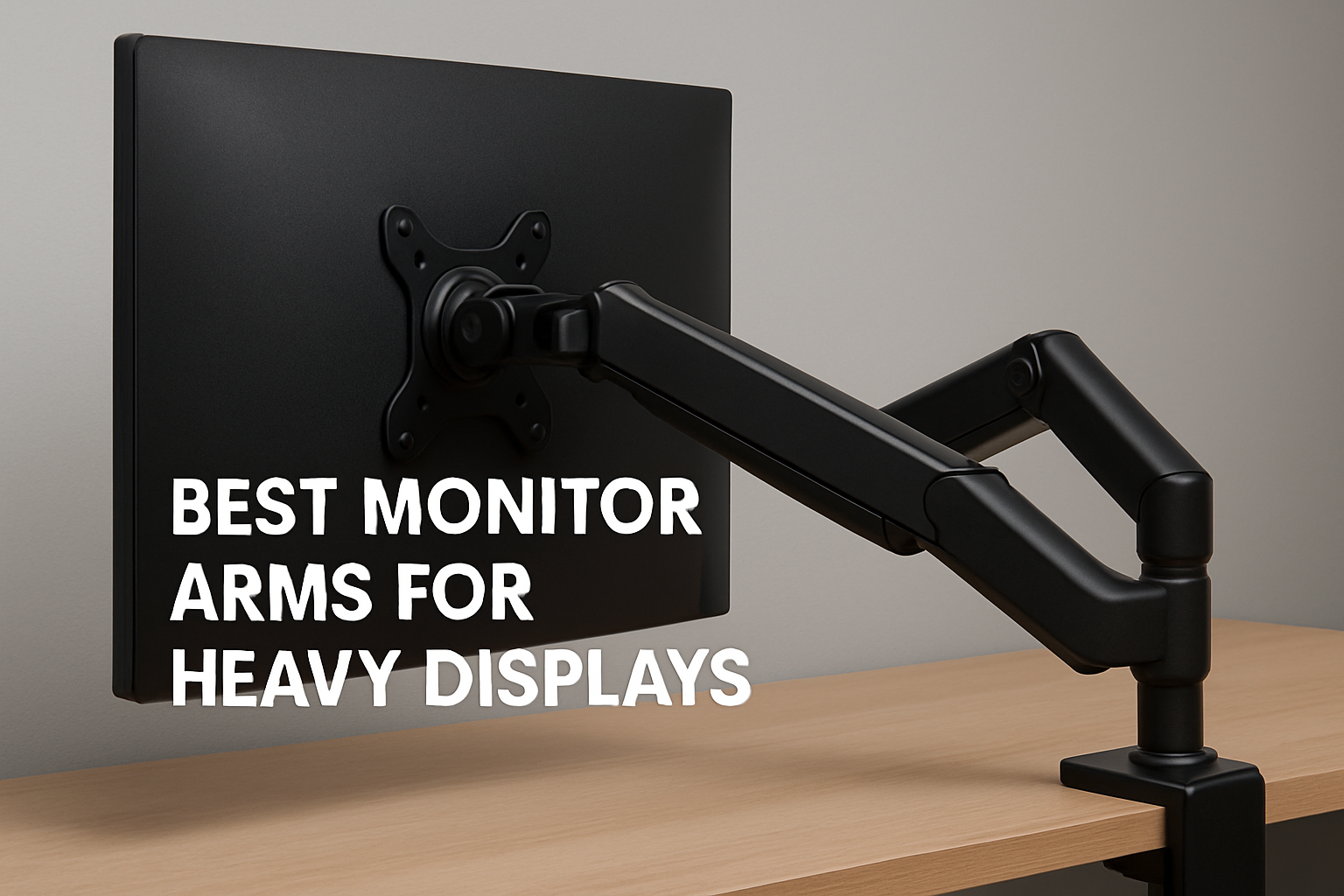 5 Best Monitor Arms for Heavy Displays - EasyPCMod